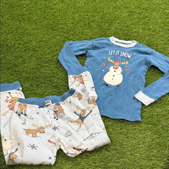 Lazy One | Pajamas | Lazy One Kids Pajama Set Moose Snowman | Poshmark